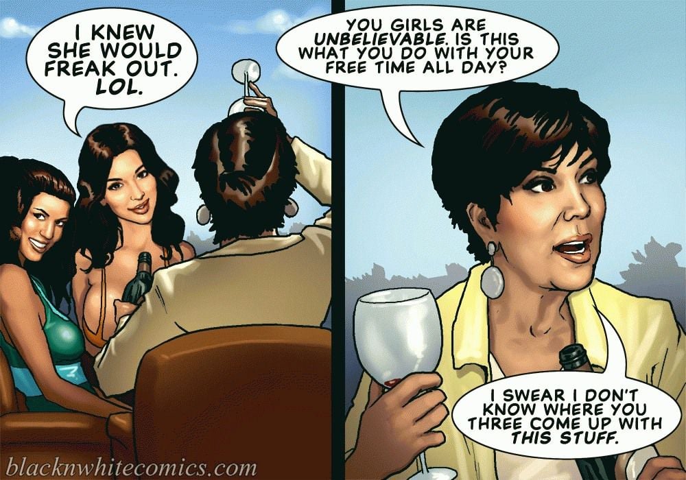 Post 5381931 Blacknwhite Comic Kim Kardashian Kris Jenner Yair