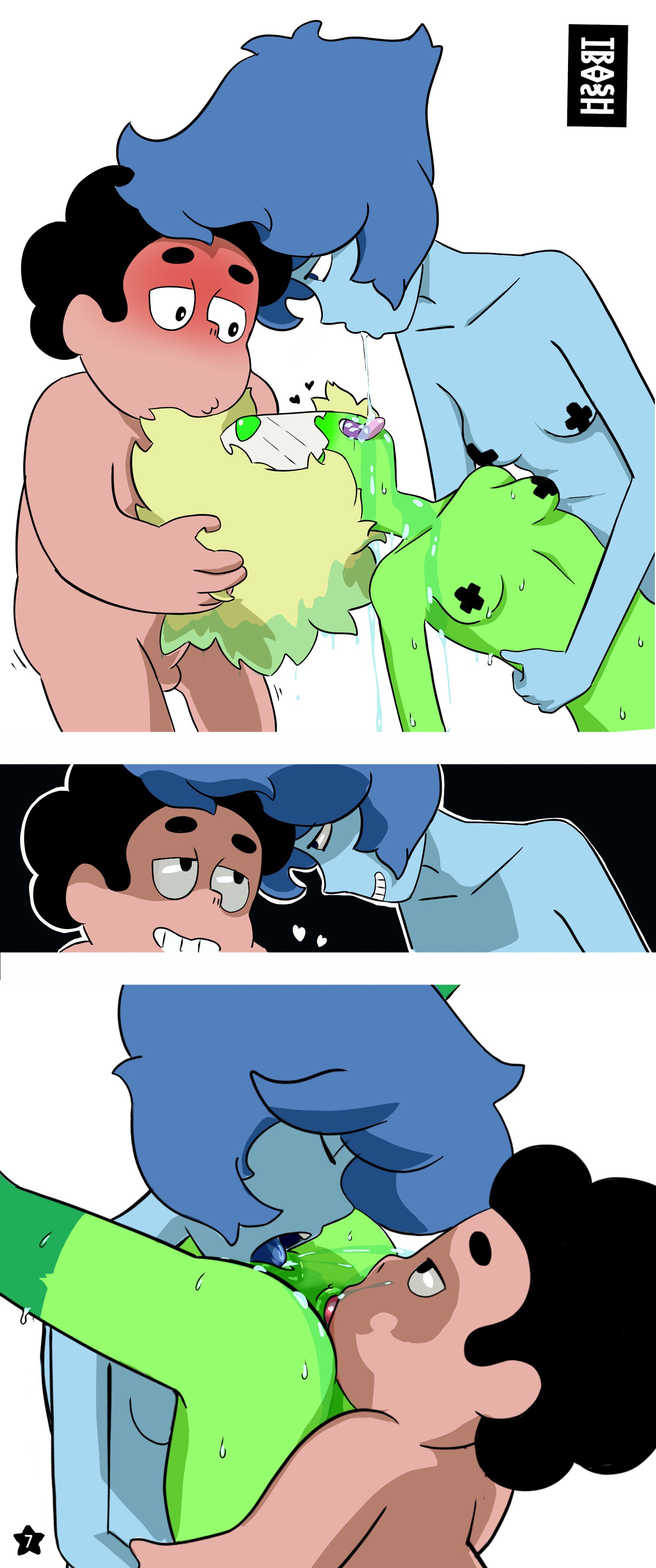 Post 2121927 Comic Dude Doodle Do Lapis Lazuli Peridot Steven Quartz