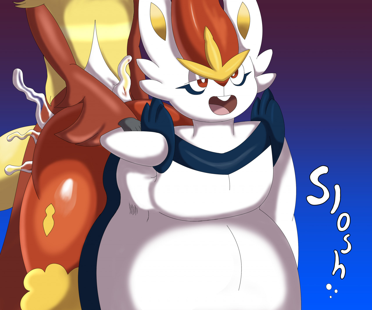 Post 5274262 Cinderace Delphox Guydude01 Porkyman