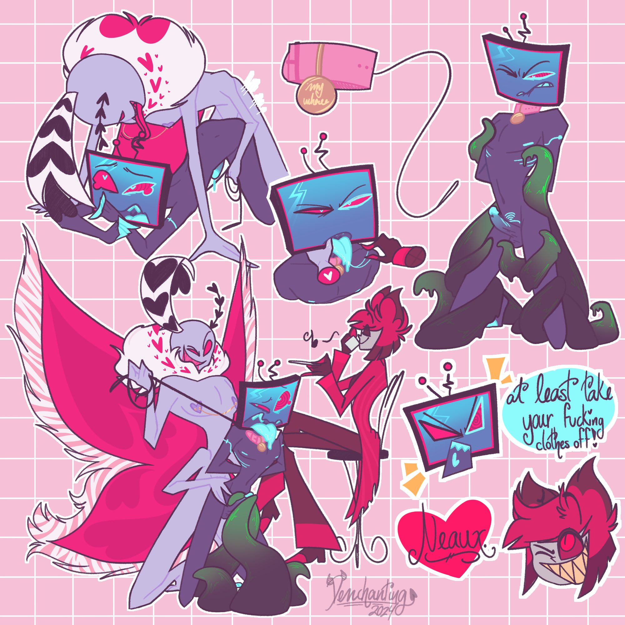 Post 6295897 Alastor Hazbinhotel Valentino Vox 4122