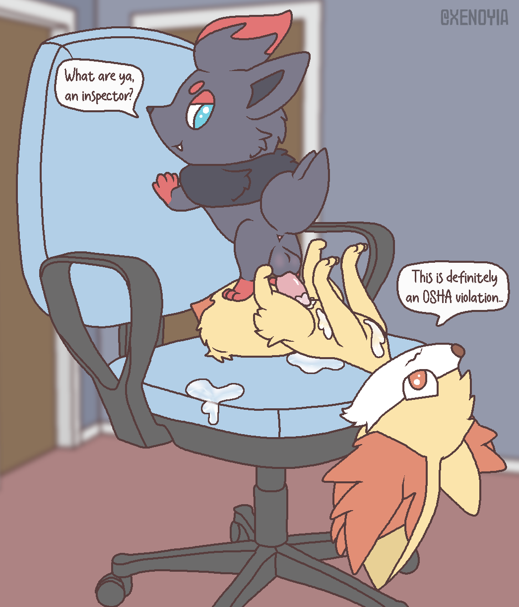 Post 5022381 Fennekin Porkyman Xenoyia Zorua