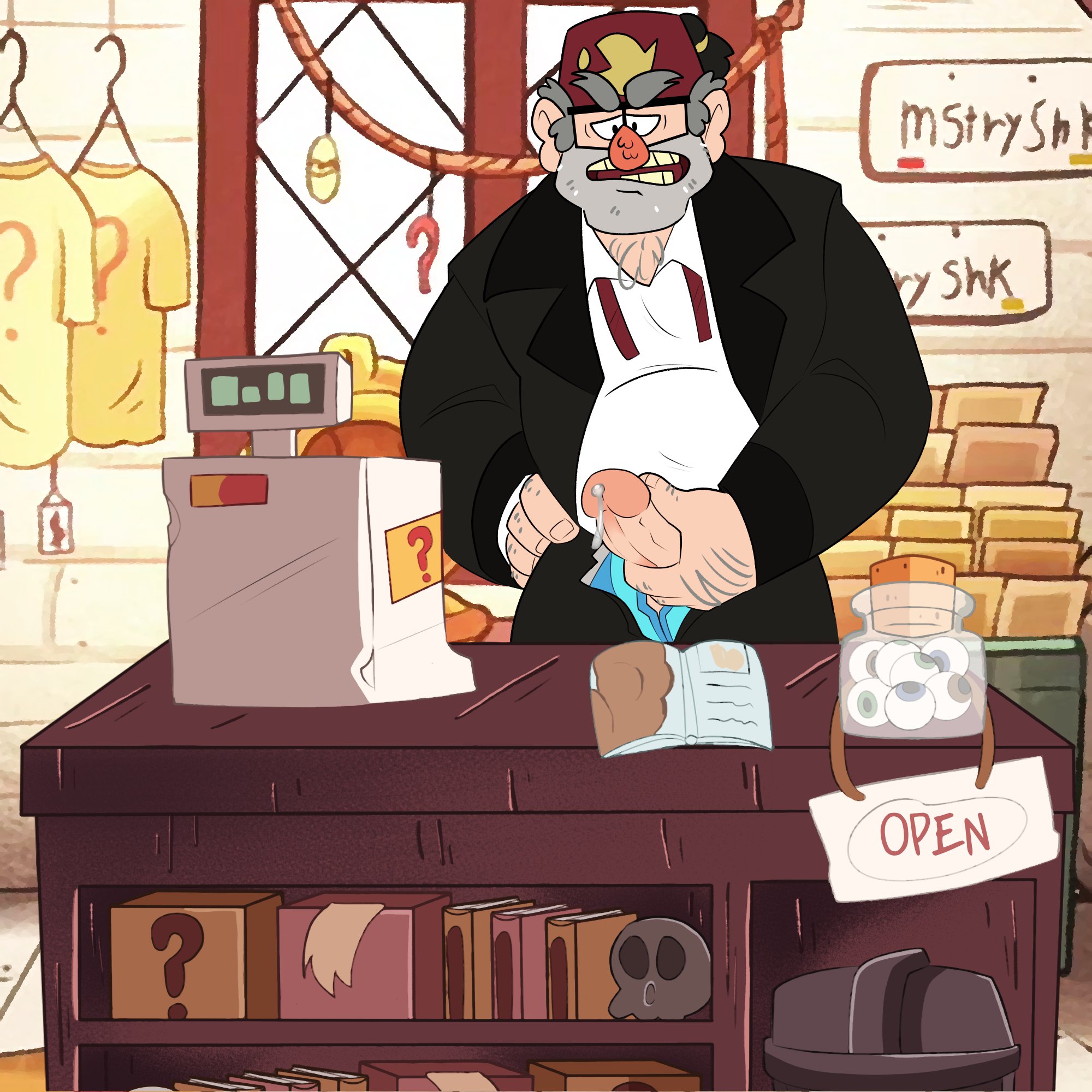 Post 3508685 Gravity Falls Jjstone Stanley Pines