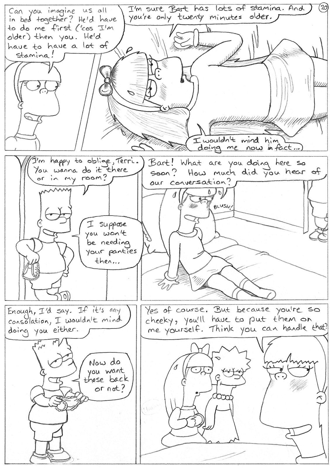 Post 2140355 Bartsimpson Comic Jimmy Lisasimpson Sherrimackleberry Terrimackleberry The