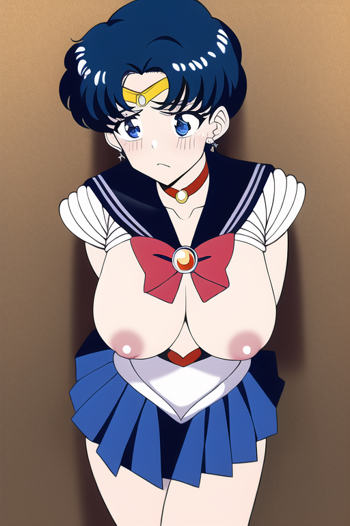 Post 5458888 Ai Generated Ami Mizuno Novelai Sailor Moon