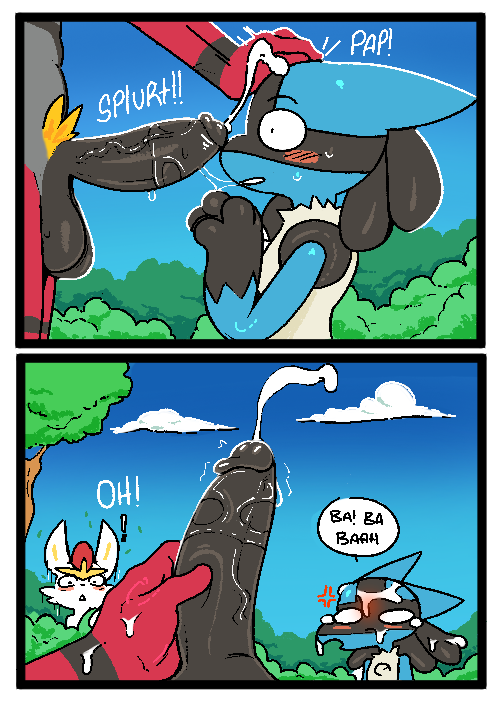 Post 5217620 Cinderace Comic Incineroar Janslobonejo Lucario Porkyman
